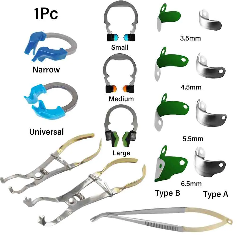 Dental-Matrix-Bands-Metal-Matrices-Clamp-Ring-Forceps-Forming-Clip ...