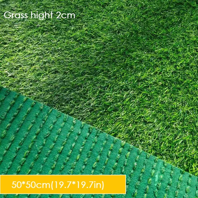 Tapis de Pelouse Artificiel en Polymères Synthétiques, Décoration de Jardin Niket Extérieur ...