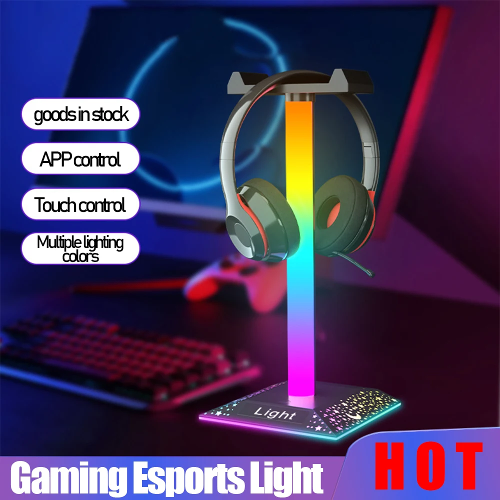 Gaming-Headset-Stand-LED-Lights-5V-RGBIC-Illusion-Color-RGB-Lights ...