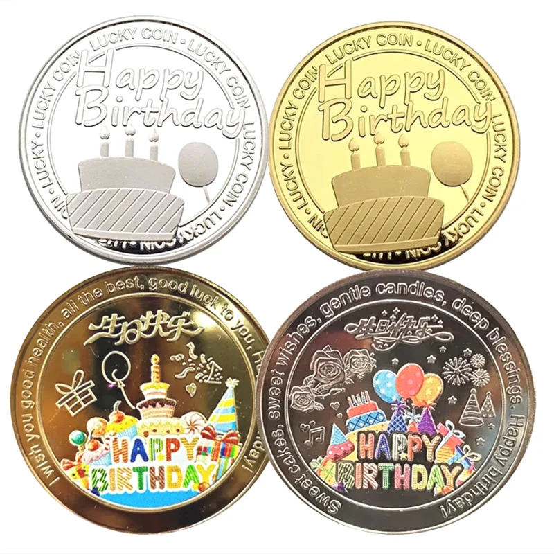 Happy-Birthday-Coins-Commemorative-Medal-Art-Creative-Coins-Lucky-Coins ...