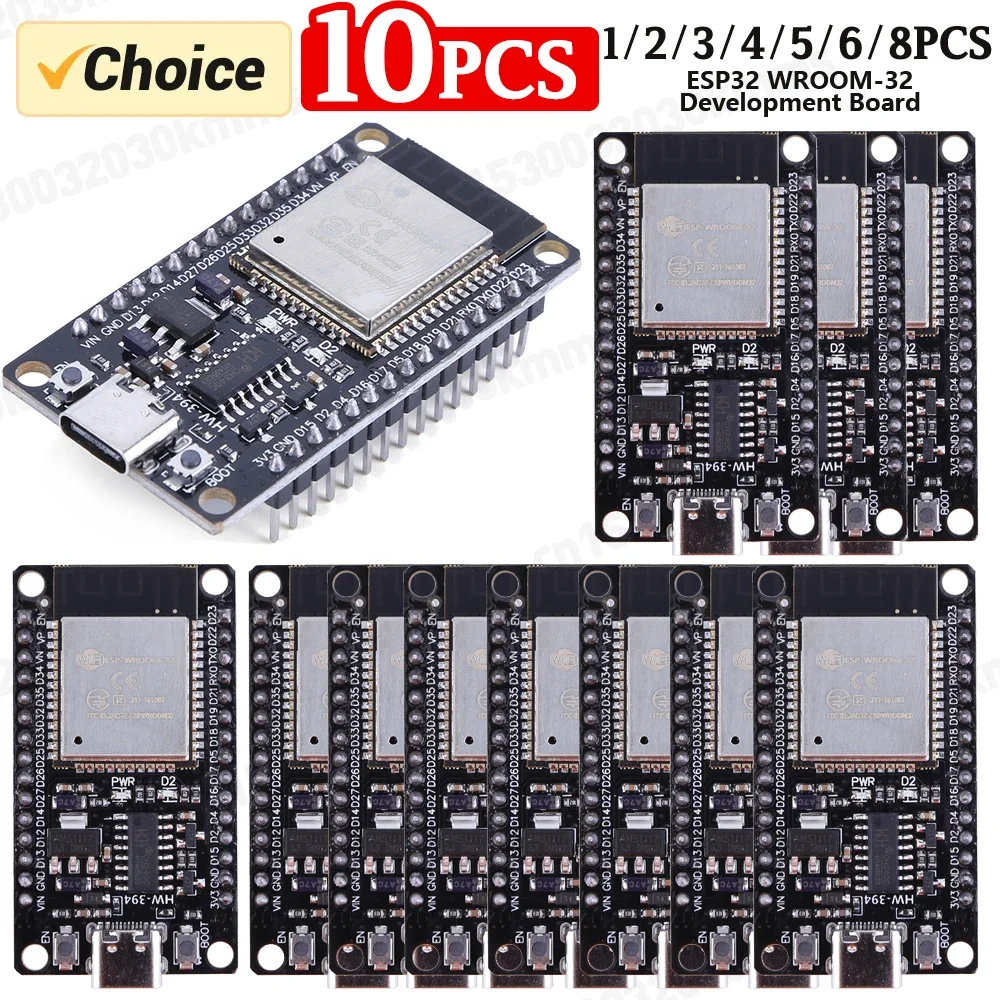 ESP32-Development-Board-Wireless-WiFi-Bluetooth-module-Ultra-Low-Power-Consumption-Dual-Core ...