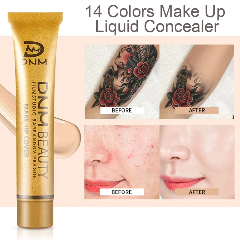 Make-Up-Concealer-Foundation-Cream-Full-Skin-Professional-Face-Blemish ...