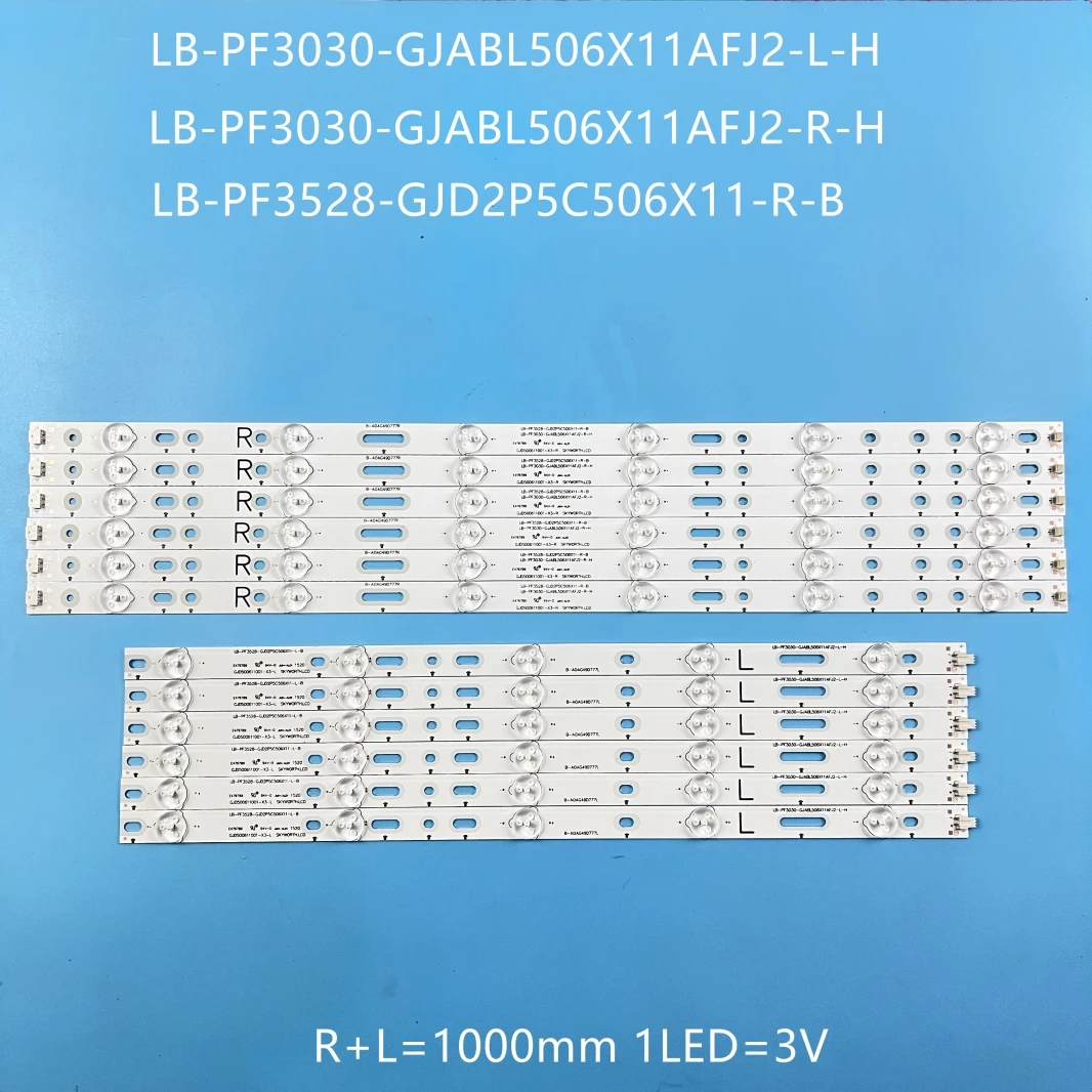 New-Kit-12-PCS-LED-Backlight-strip-For-50PFK4509-50PFH5300-TPT500J1-LE8 ...