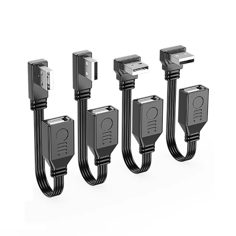 5cm-10cm-15cm-30cm-50cm-100cm-90-Degree-Up-Down-Left-Right-Angled-USB-2 ...