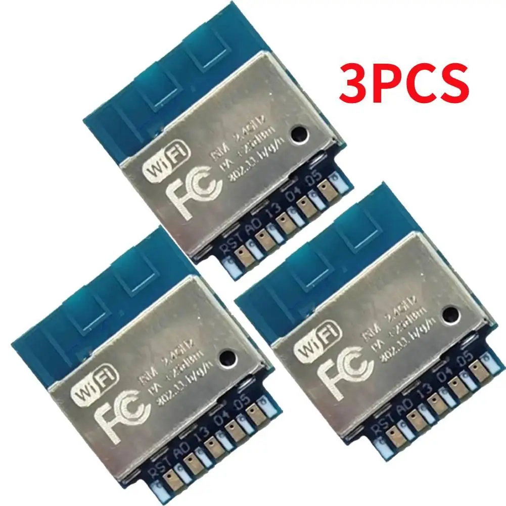 3PCS For ESP-02S Serial Wireless 2.4G Wifi Module Transceiver For Smart ...
