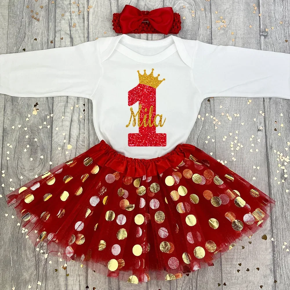 Personalized-Baby-Birthday-Bodysuits-Cake-Dresses-Custom-Baby-Girl ...
