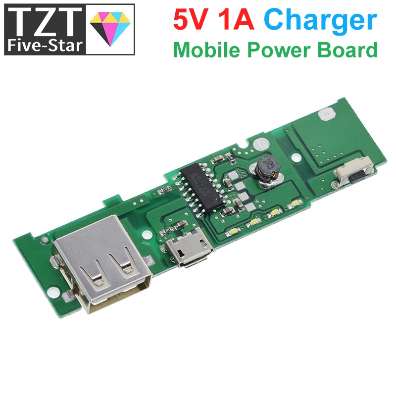 5V-1A-Power-Bank-18650-Charger-Board-Module-Charging-Circuit-PCB-Board ...
