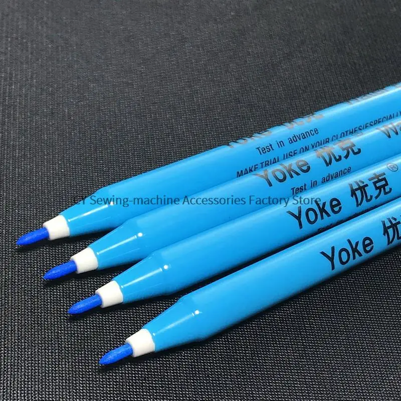 12PCS-Yoke-Water-Erasable-Pen-Water-Soluble-Pen-Blue-Fade-Pen-for ...
