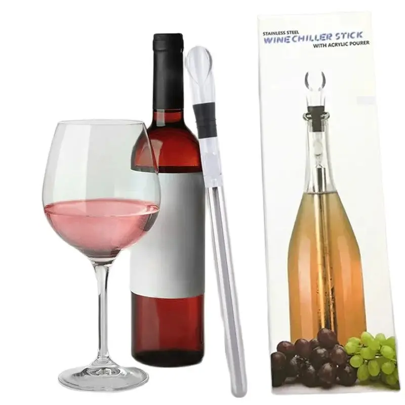 Stainless Steel Wine Cooling Rod Wine Pourer With Chill Rod Wine Cooler ...
