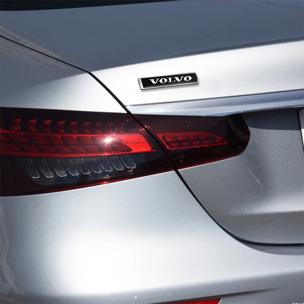 Car Metal Alloy Emblem Car Body Side Trunk Stickers For Volvo R Design ...