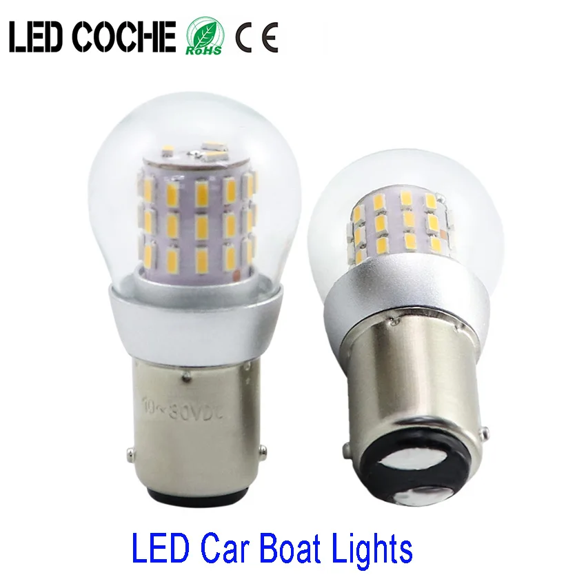 2pcs-S25-P21W-BA15S-LED-Bulbs-BA15D-12-24V-Strobe-Light-Navigation ...