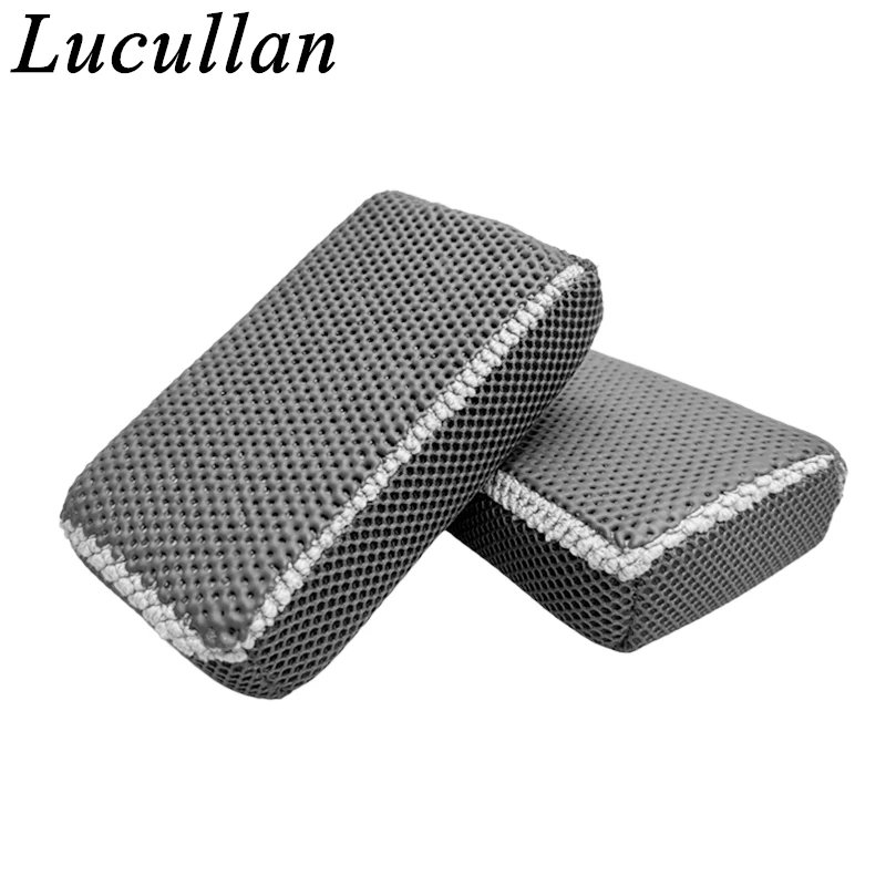 Lucullan-Dual-Sided-Design-Clay-Scrubber-Clay-Bar-Alternative-Sponge ...