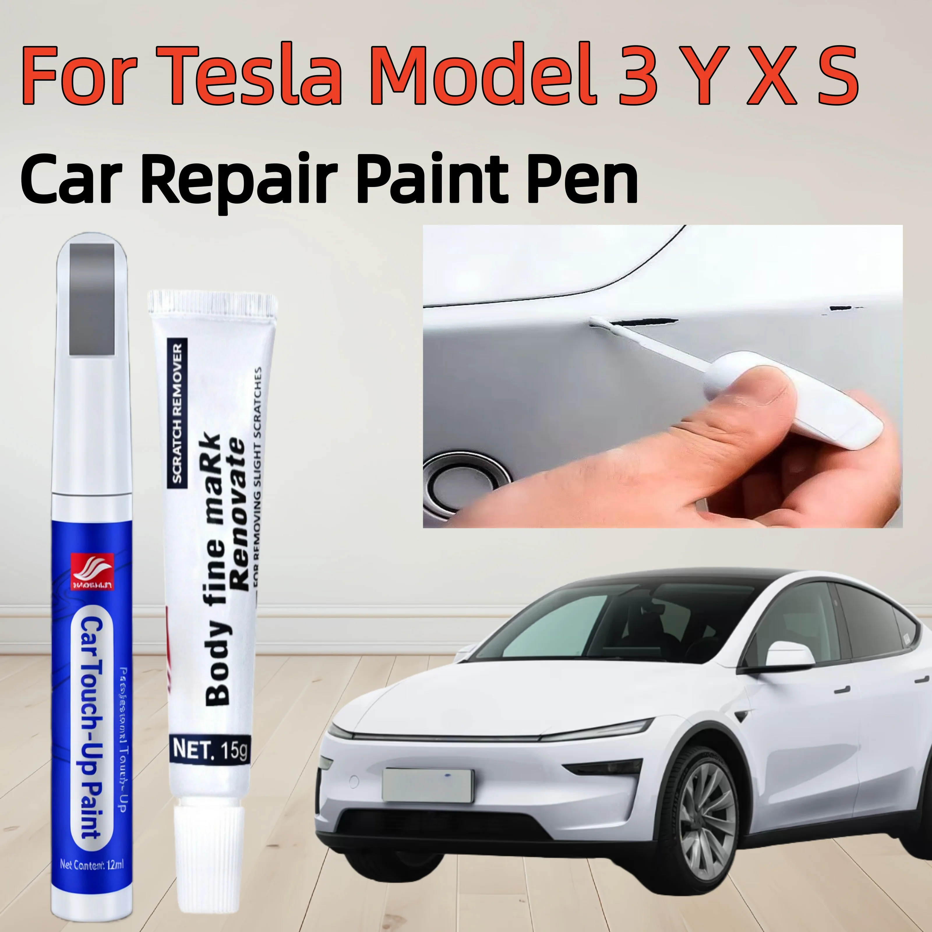 For Tesla Model 3 Y X S 2012-2025 Car Paint repair pen Car touch up pen ...