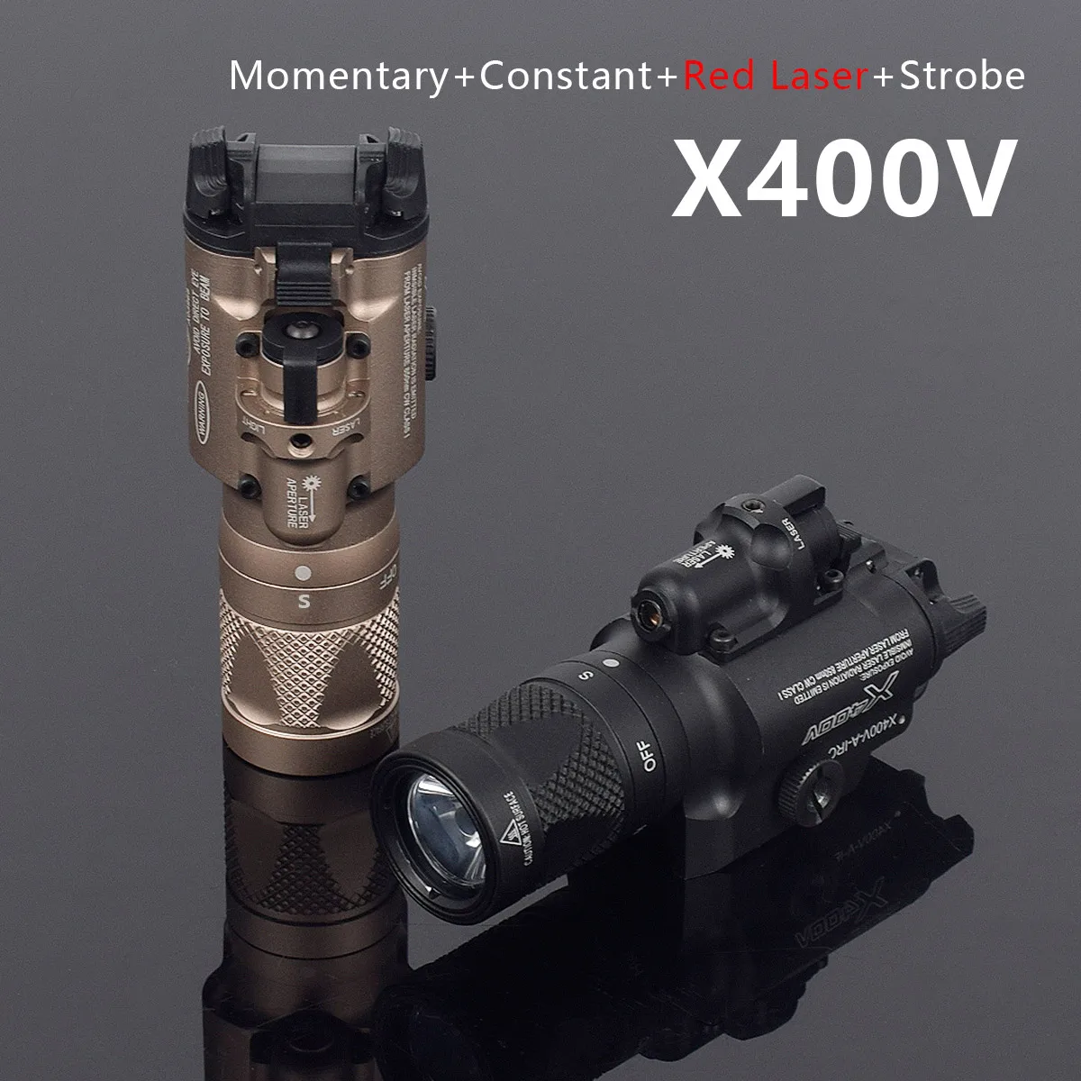 Тактический фонарь Surefire X400U X400 Ultra с красным/зеленым лазерным ...