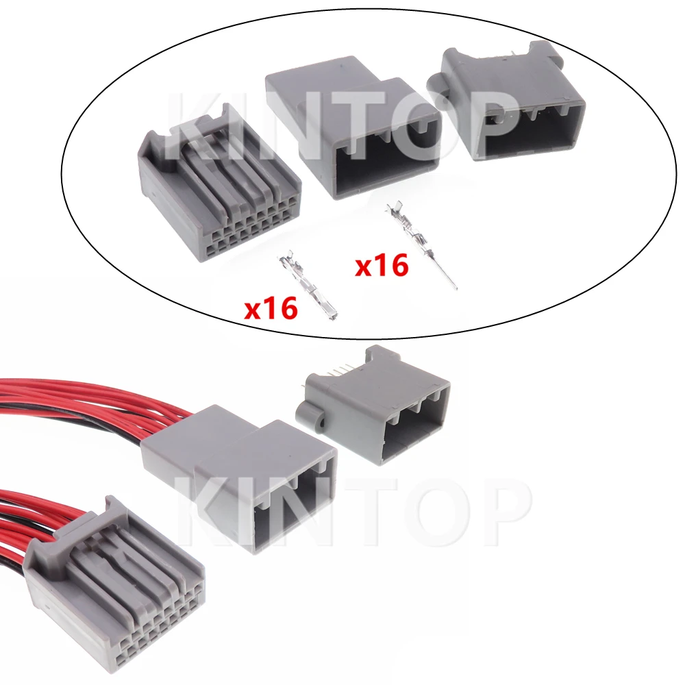 1-Set-16-Pins-Car-PCB-Connector-MX34016SF1-MX34016PF1-Automobile ...