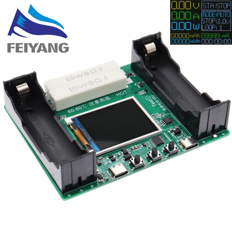 SM-Type-C-LCD-Display-Battery-Capacity-Tester-MAh-MWh-Lithium-Battery ...