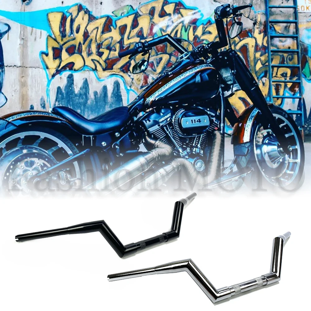 Motorcycle-1-1-2-Custom-Handlebars-for-Harley-Soft-tail-street-bob-1998 ...