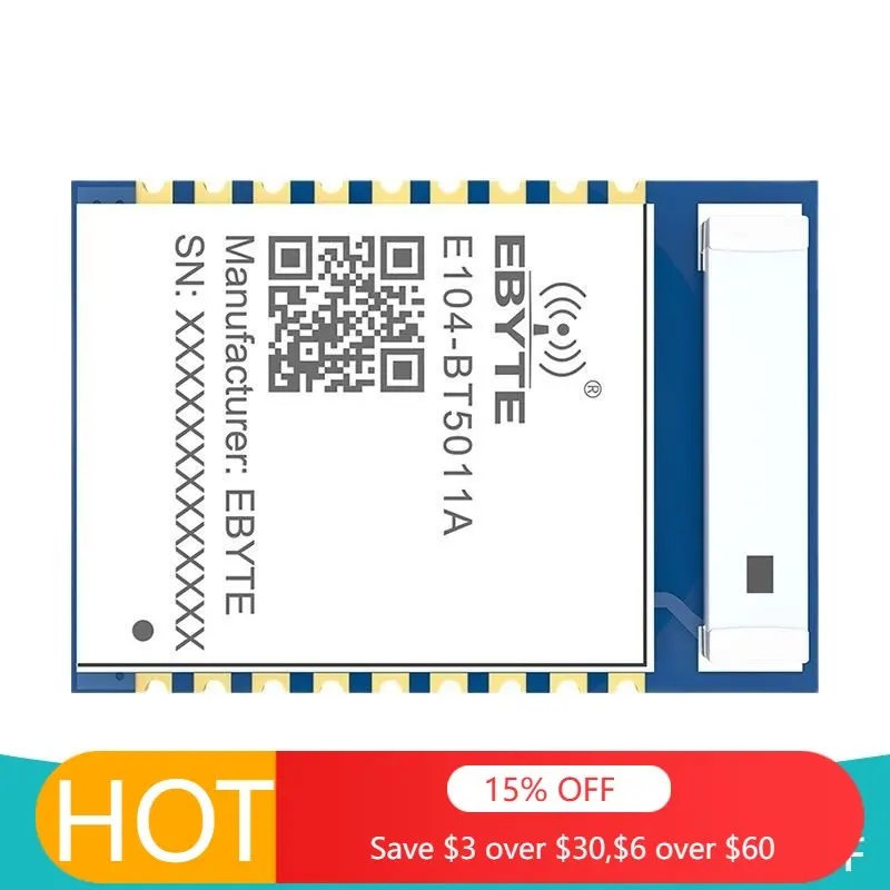 10pcs Ble5.0 Nrf52811 2.4ghz Long Range Module Blutooth To Serial Port ...