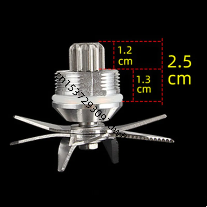 767 Stainless Steel Juicer Ice Crusher Blades Blender hardened six ...