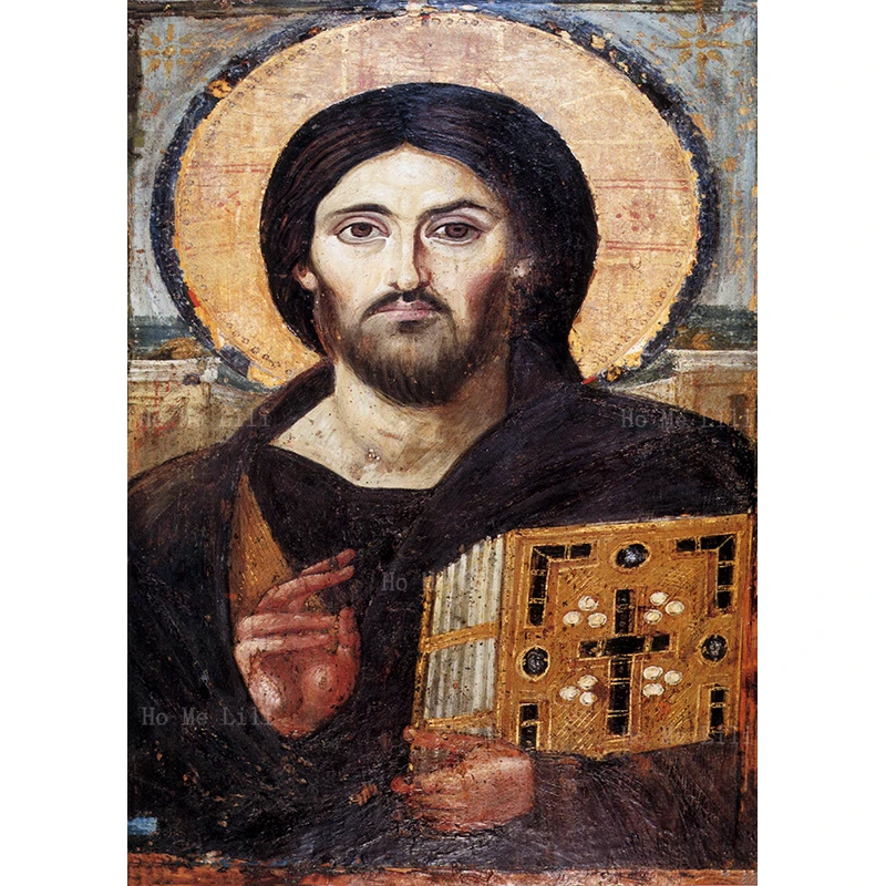 Pantocrator-Jesus-Of-Sinai-Icon-Orthodox-Almighty-Savior-Christ-Sitting ...