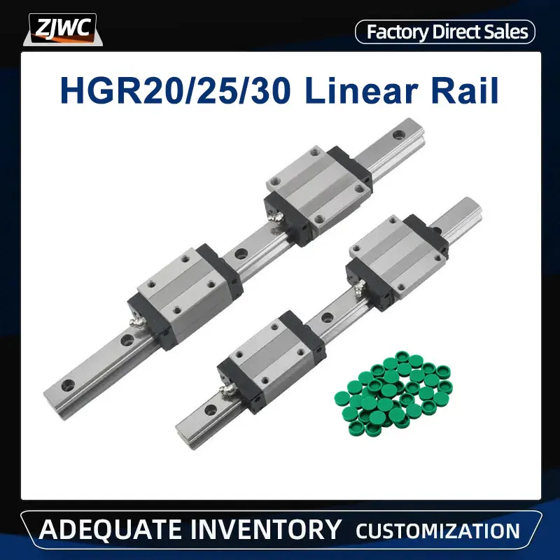 Linear-Rail-2pcs-HGR20-HGR30-HGR25-4pcs-HGH20CA-HGW20CC-HGH25CA-HGW25CC ...