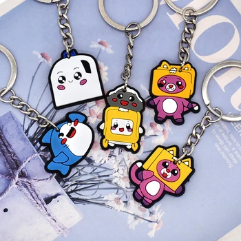 1PCS PVC Keychain Lanky Box Key Rings Lanky Box Key Holders Fit Adult ...