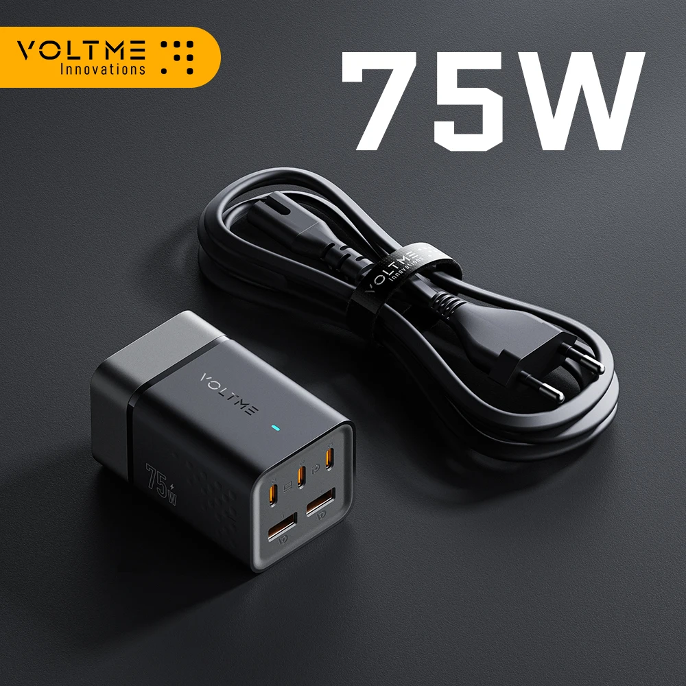 VOLTME-75W-USB-C-Charger-Fast-GaN-Desktop-Charger-for-iPhone-15-Pro-Max ...