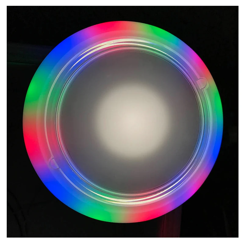 120mm RGB 색깔 변화 조명 된 아케이드 단추 LED 아케이드 게임기를위한 다채로운 번쩍이는 누름 단추 식 전쟁|코인식 ...
