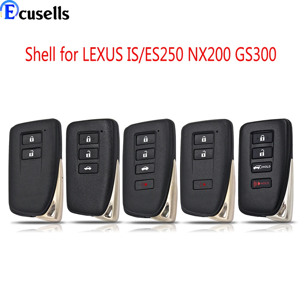 2/ 3 / 4 Buttons Smart Remote Key Case Fob Keyless Entry Shell for ...