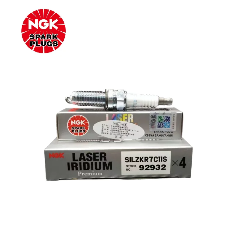 4Pcs Original NGK SILZKR7C11S 92932 Laser Iridium Platinum Spark Plug ...