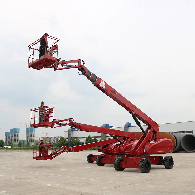 MORN-12m-56m-Telescopic-Electric-Hydraulic-Trailed-Towable-Spider ...