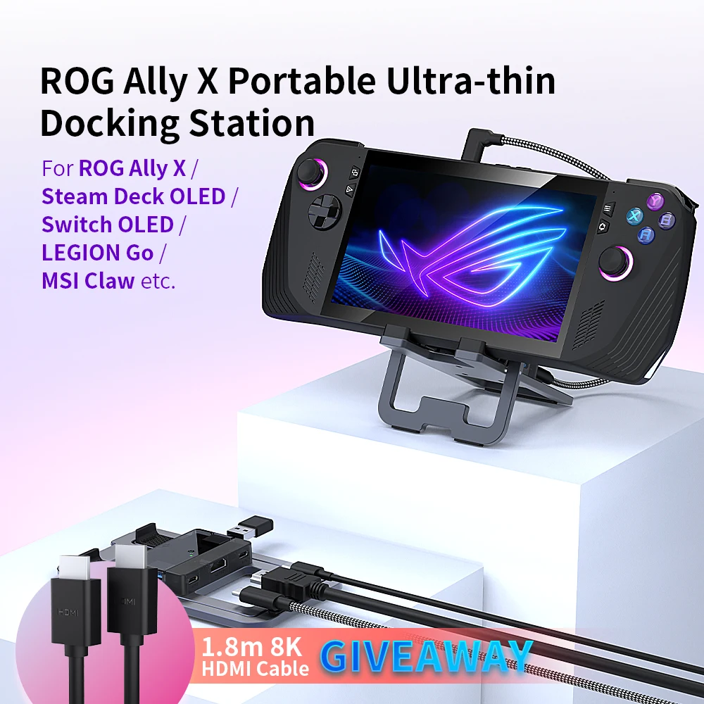 ROG-Ally-Ally-X-Portable-Stand-Docking-Station-Ultra-light-Ultra-thin ...