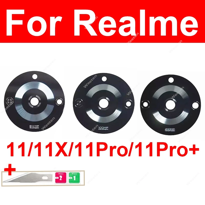 For Realme 11X 11 Pro 11Pro+ Plus 5G Rear Camera Glass Lens Back Main ...