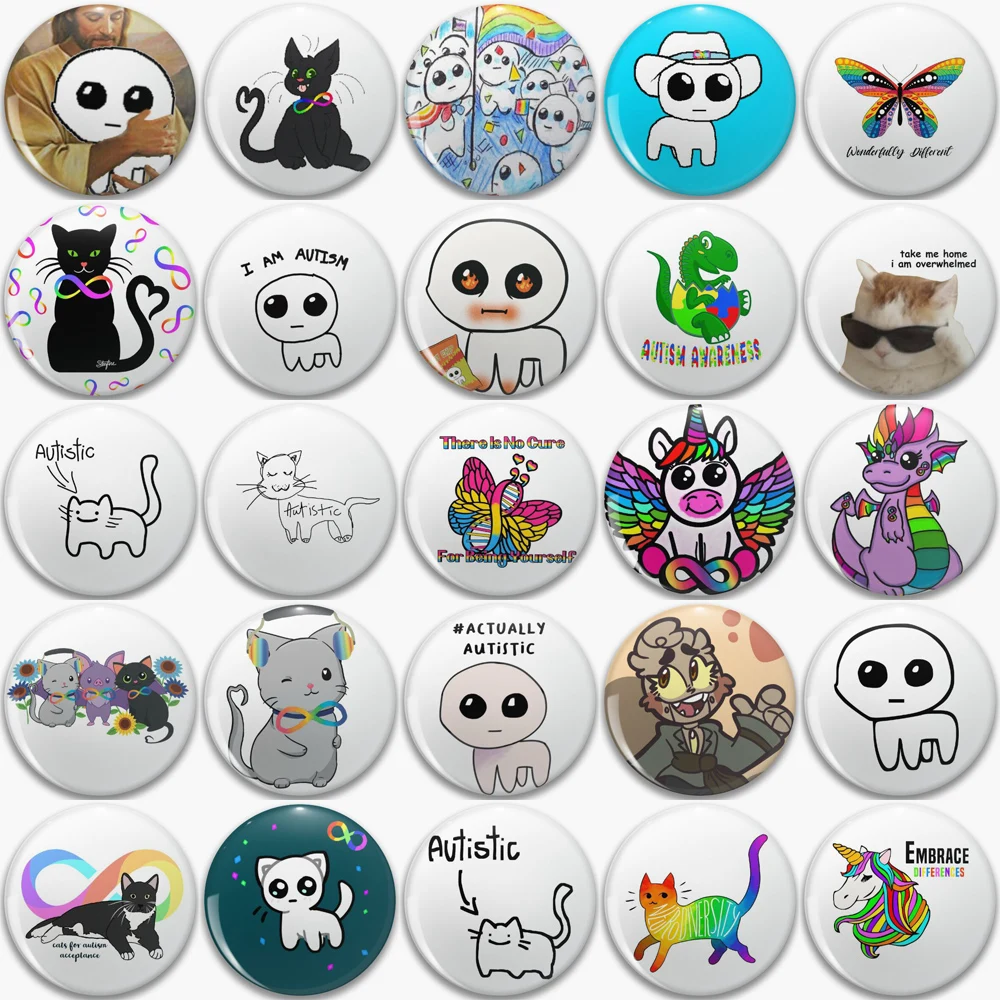 Tbh-Creature-Pins-Badges-Autistic-Lapel-Pin-Jesus-TBH-Cute-Hat-Pins ...