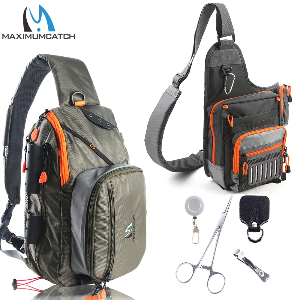 Maximumcatch Fly Fishing Sling Pack 3 Layer Fishing Bag - Fishing Bags ...