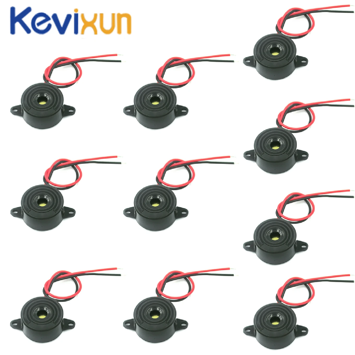 10Pcs SFM-20B DC3-24V Duurzaam 3-24V Piezo Elektronische Zoemer 95DB ...