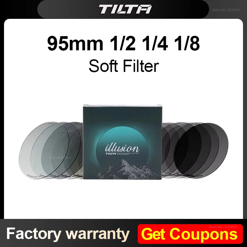 TILTA-95mm-Black-Mist-Filter-1-2-1-4-1-8-White-Soft-Filter-Digital ...
