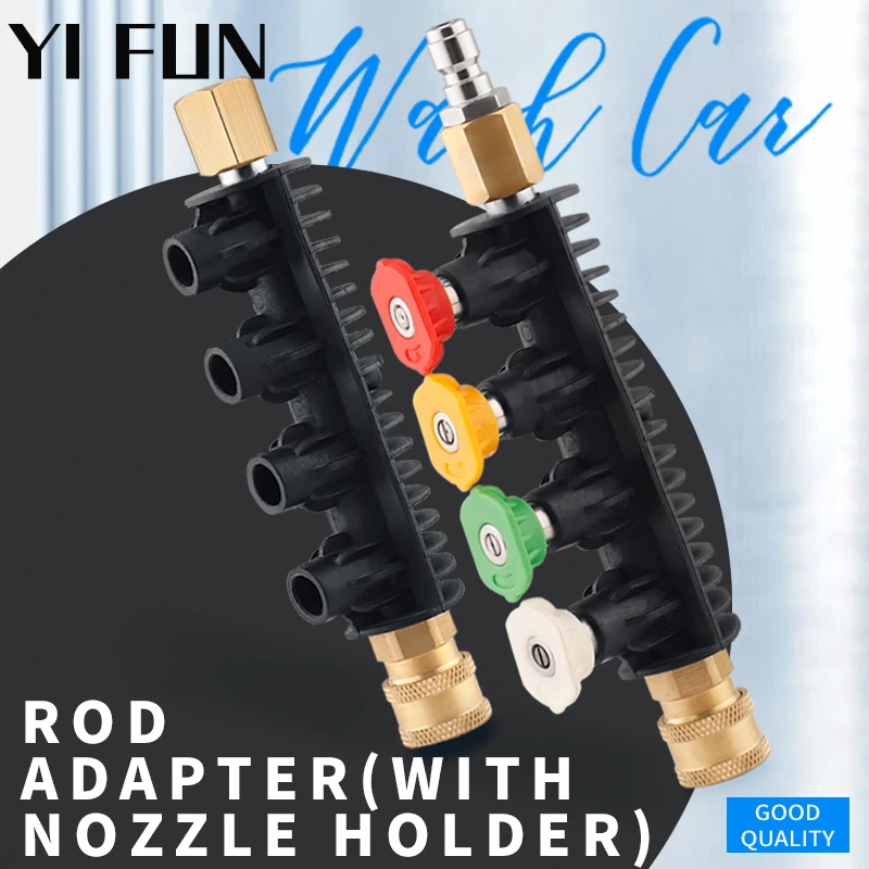 Car-Wash-Accessories-High-Pressure-Washer-15cm-Rod-With-Nozzle-Holder ...