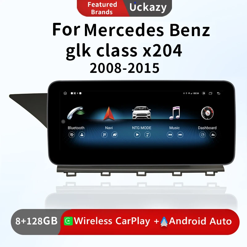Wireless-Carplay-Android-12-Car-AutoRadio-for-Mercedes-Benz-GLK-Class ...
