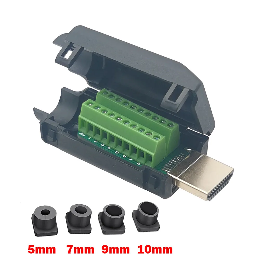 1pc-DIY-HDMI-Compatible-Male-19Pin-Adapter-Connector-Plug-Breakout ...