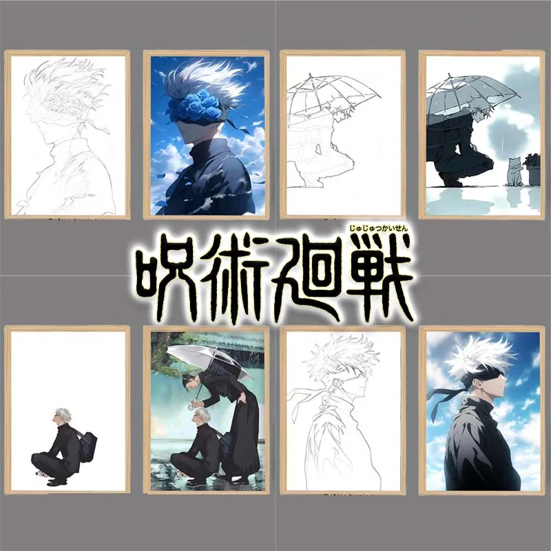 Jujutsu-Kaisen-Satoru-Gojo-Fashion-Cartoon-Anime-LED-Acrylic-Creative ...