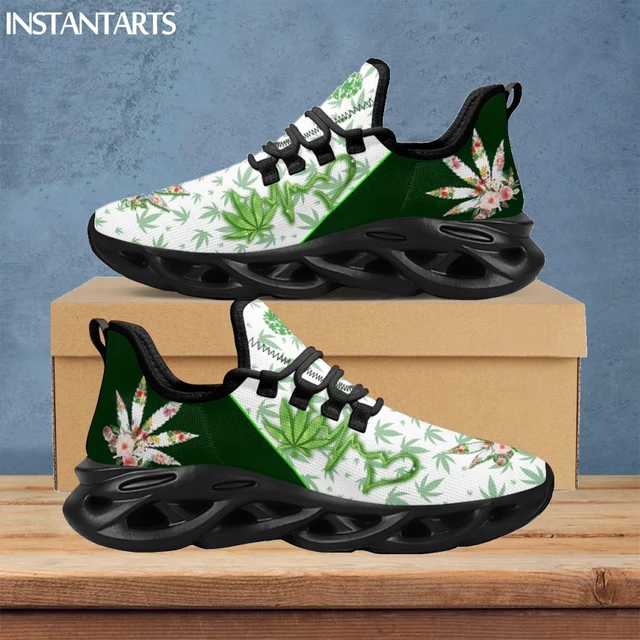 Weed Design On Shoes