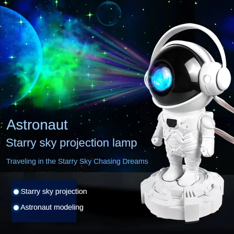 Astronaut Sky Projection Light Led Bedroom Atmosphere Small Night Light ...