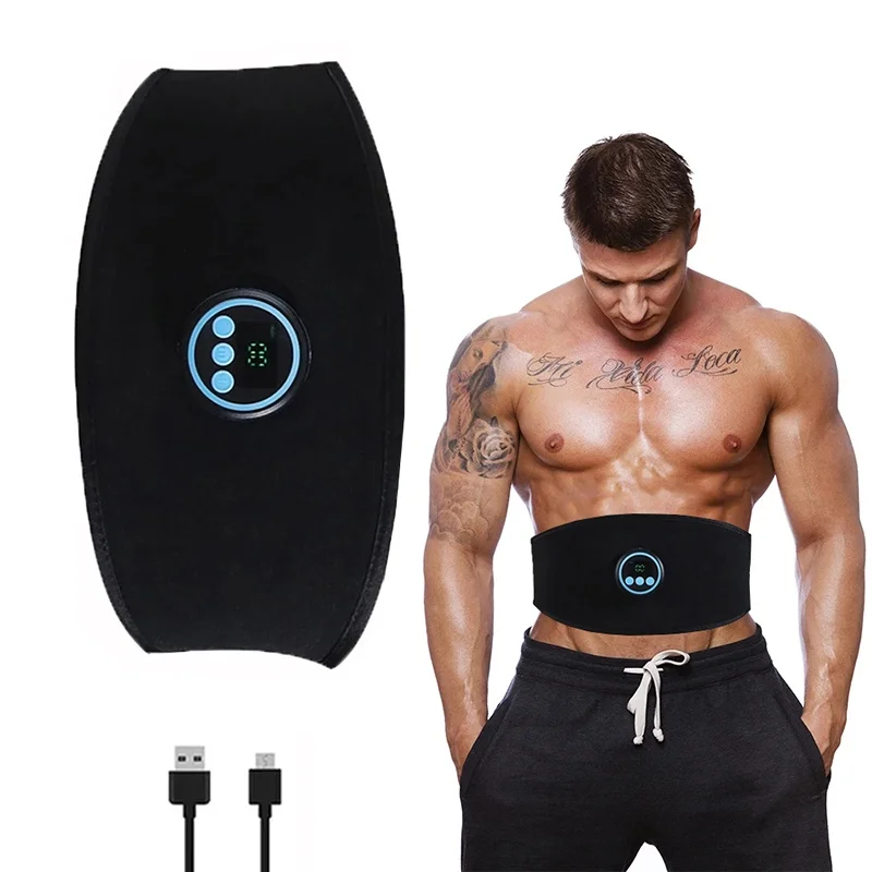 Vibration-Abdominal-Muscle-Stimulator-Toner-EMS-Abs-Abdomen-Trainer ...