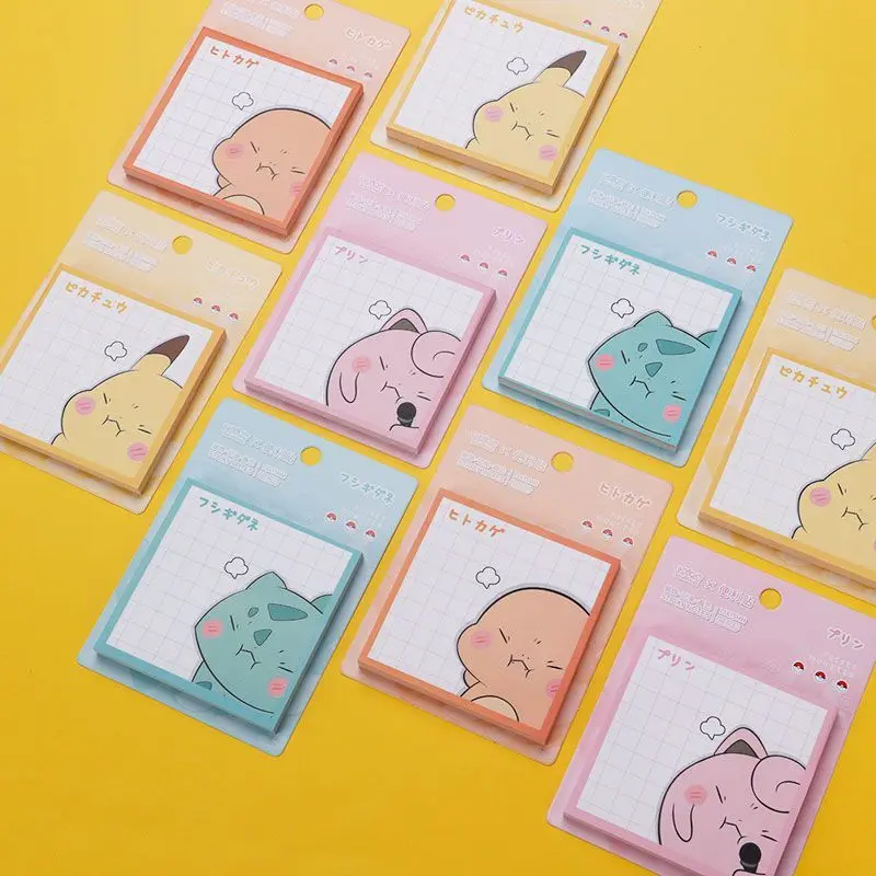 Pok-mon-Pikachu-post-it-notes-are-sticky-N-times-stickers-cute-sticky ...