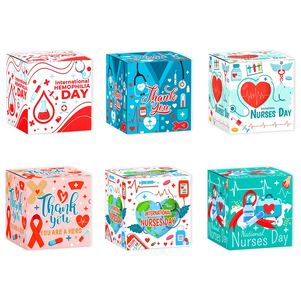 International Nurses Day Theme Party Love Pattern Cookies Candy Snacks ...