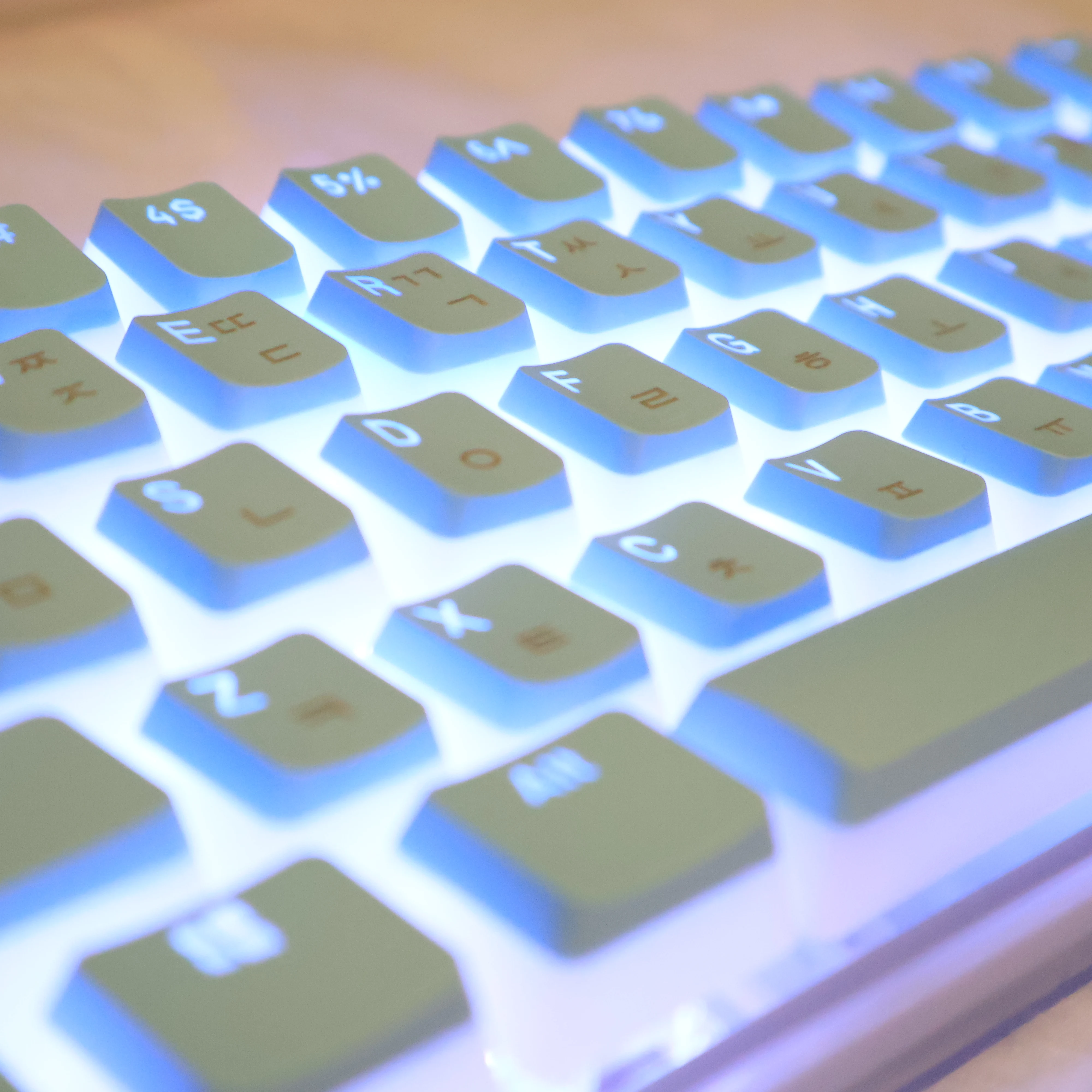 Hangul-Juego-de-teclas-de-pud-n-teclas-de-dise-o-coreano-perfil-OEM-PBT ...