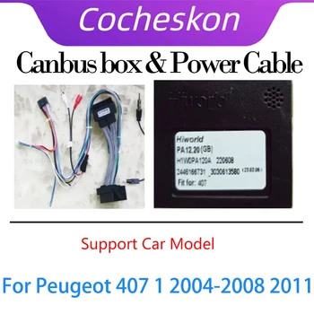 Car Radio Canbus Box Adaptor Hiworld-PSA for Peugeot 407 2004-2008 2011 ...