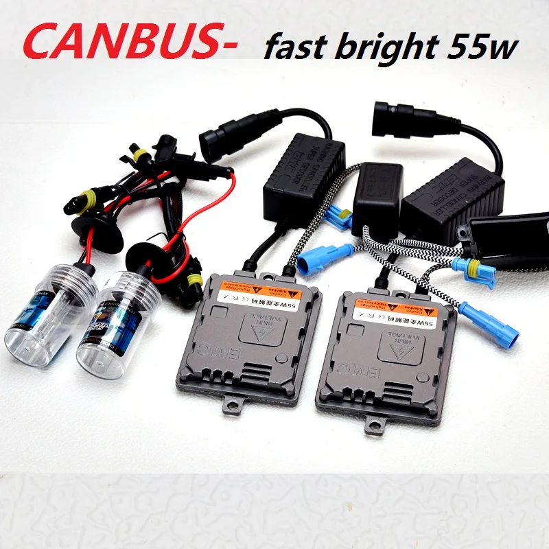 canbus HID H1 H3 H7 H11 9005 9006 H4 880 881 4300k 6000k 8000k error ...