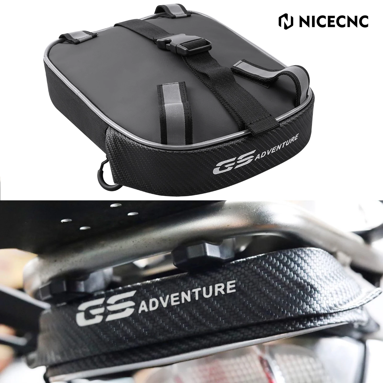 NICECNC-Rear-Frame-Bag-Luggage-Bag-For-BMW-R-1200GS-1250GS-LC-Adventure ...